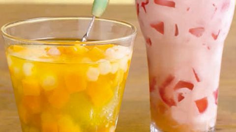 Mango-Pandan Gulaman | Yummy.ph