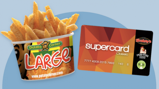 Potato Corner Shakey's Supercard Promo