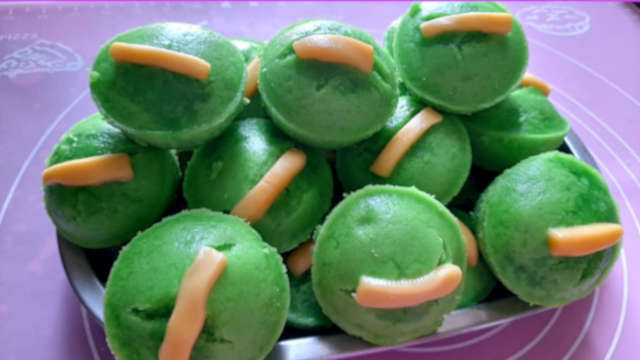 Pandan Puto with Cheese Recipe
