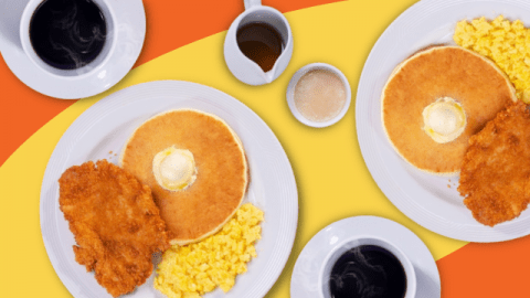 Pancake House All-You-Can Weekends: Chicken & Pancake Plate