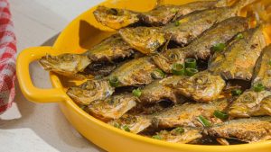 Grilled Seafood Platter with Atsuete-Calamansi Sauce Recipe