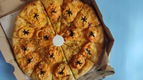 Angel’s Pizza Creamy Spinach Sushi Bake