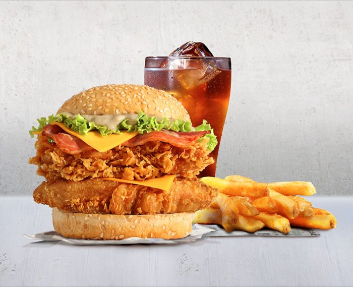 KFC Krispy Loaded Chicken Sandwich