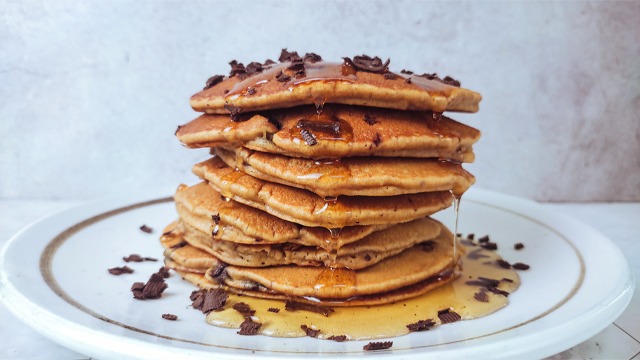 Choco Malt Pancakes Recipe