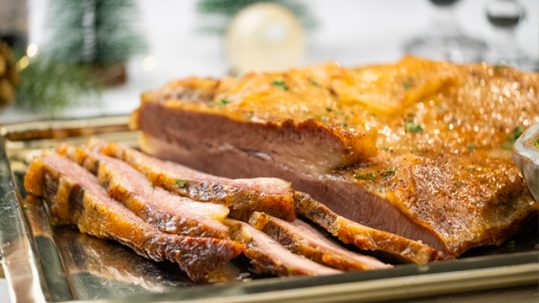 Easy Lechon Baka Recipe With Mushroom Gravy