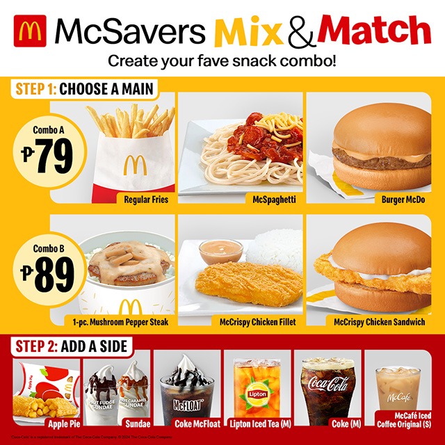 Treat Your Family And Friends With McSavers Mix & Match - Yummy.ph